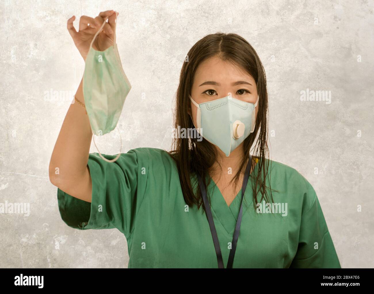 Coronavirus outbreak in China - young beautiful Asian Korean medicine ...