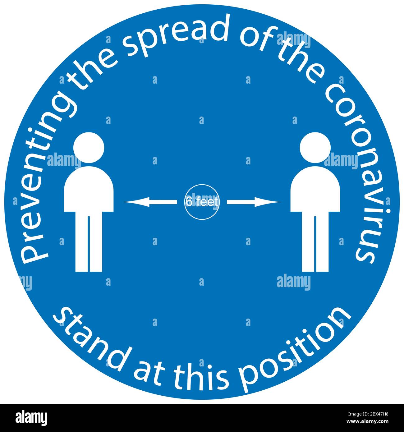Icon people concept Social Distancing stay 6 feet apart from other ...