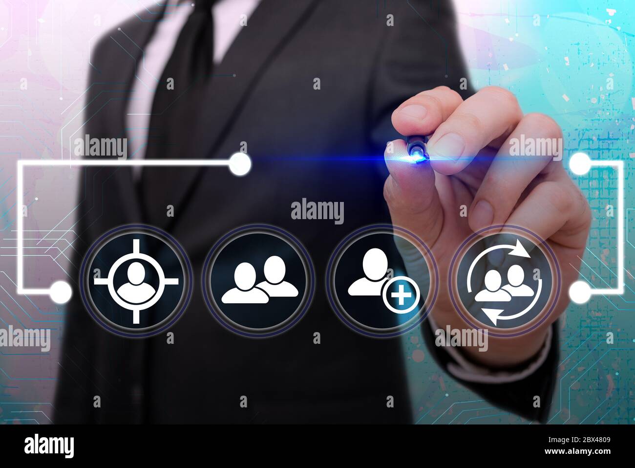 Information Digital Technology Network Connection Infographic Elements ...