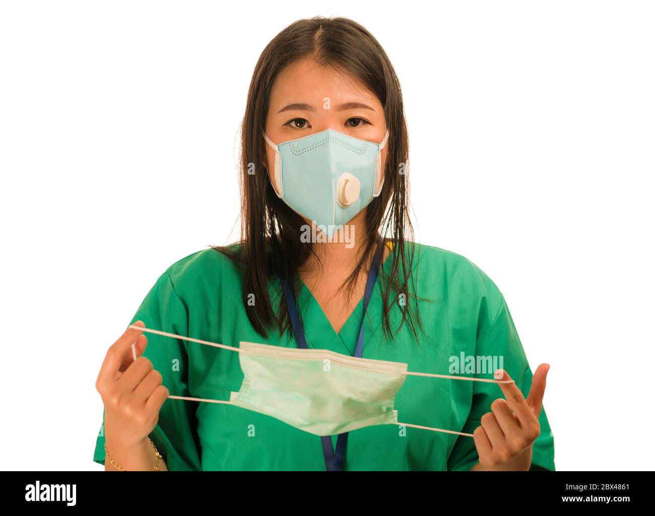 Coronavirus outbreak in China - young beautiful Asian Chinese medicine ...