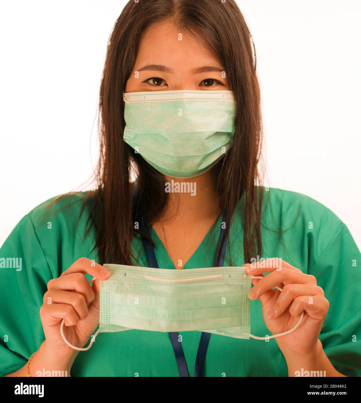 Coronavirus outbreak in China - young beautiful Asian Chinese medicine ...