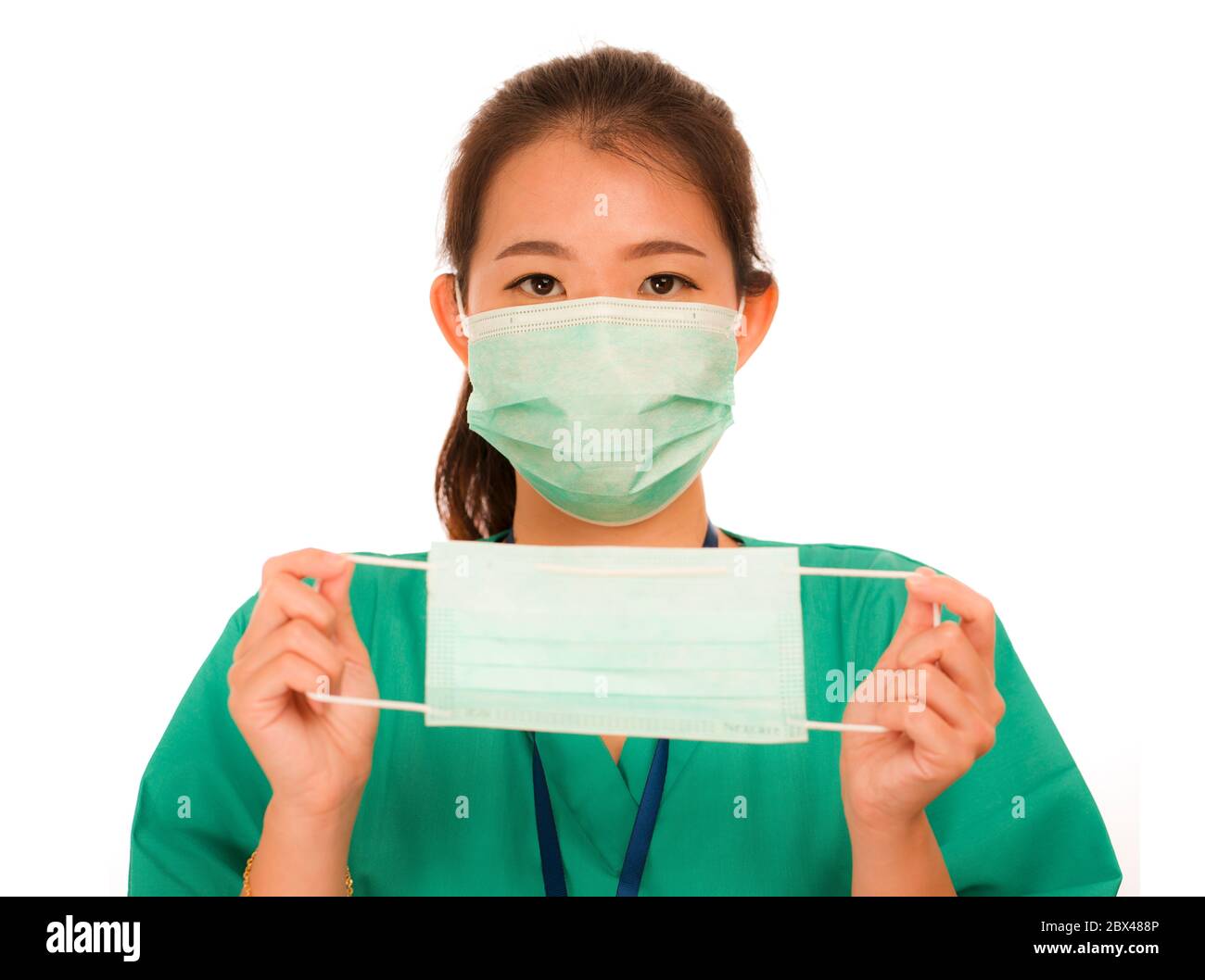 Coronavirus outbreak in China - young beautiful Asian Korean medicine ...