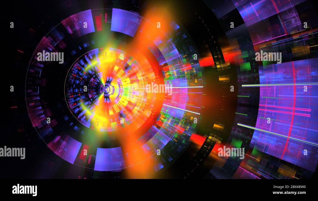 Abstract fractal illustration for creative design looks like modern ...