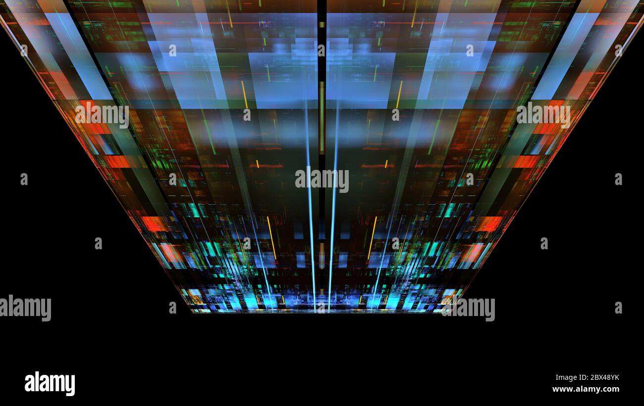 Abstract fractal illustration for creative design looks like modern ...