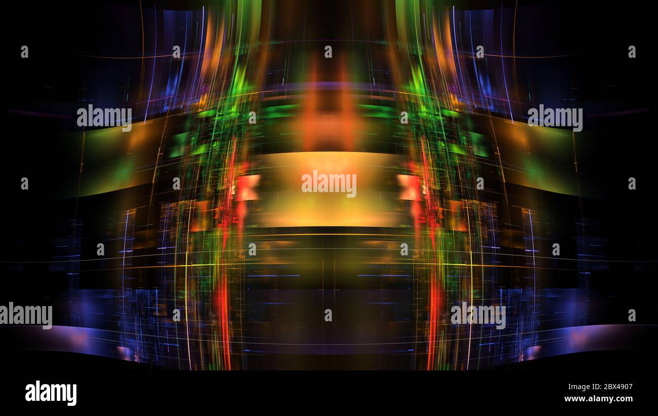 Abstract fractal illustration for creative design looks like modern ...