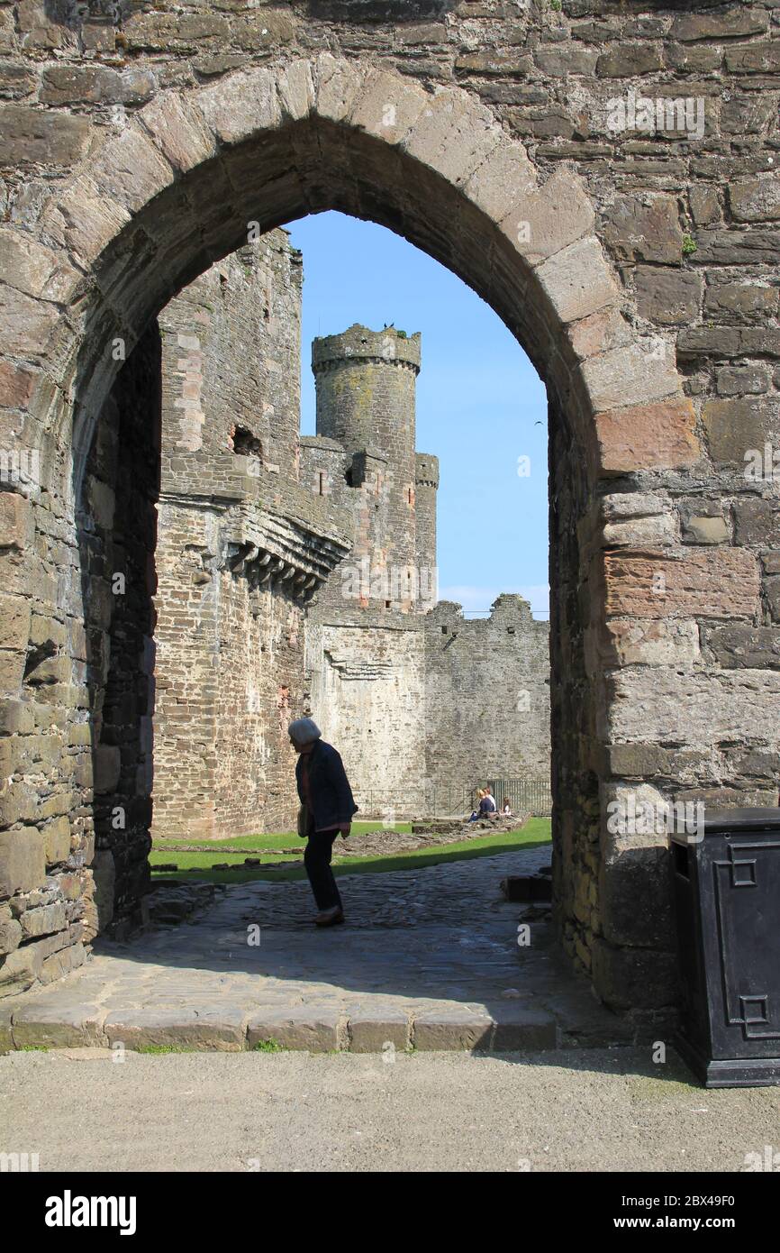 Conwy Castle in Conwy, North-Wales. United Kingdom Stock Photo - Alamy