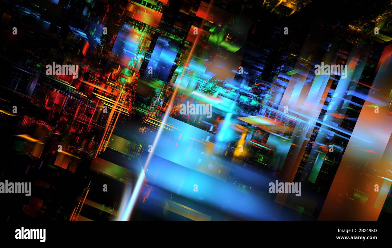 Abstract fractal illustration for creative design looks like modern ...