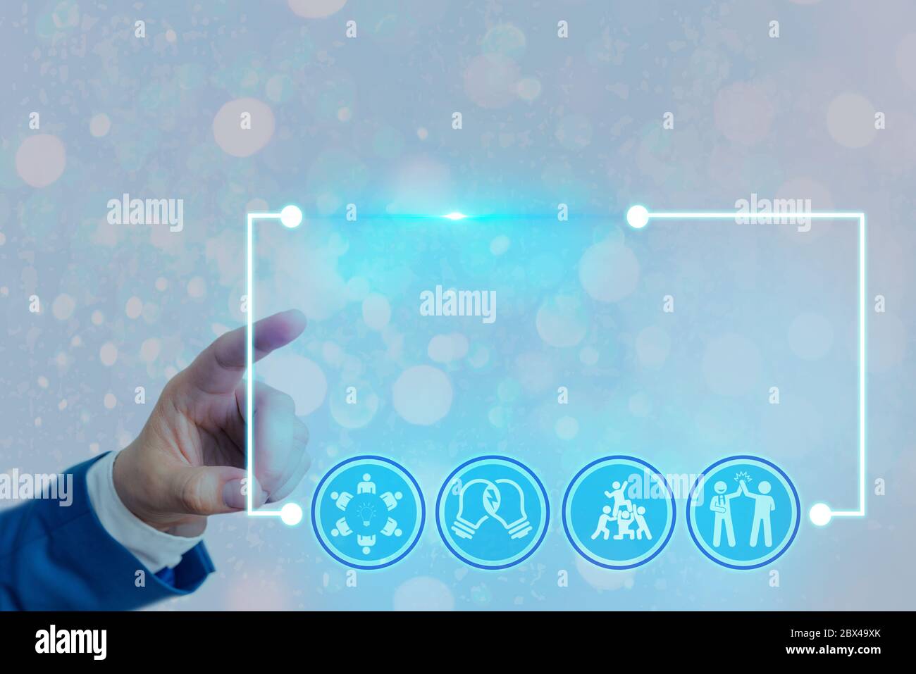 Information Digital Technology Network Connection Infographic Elements ...