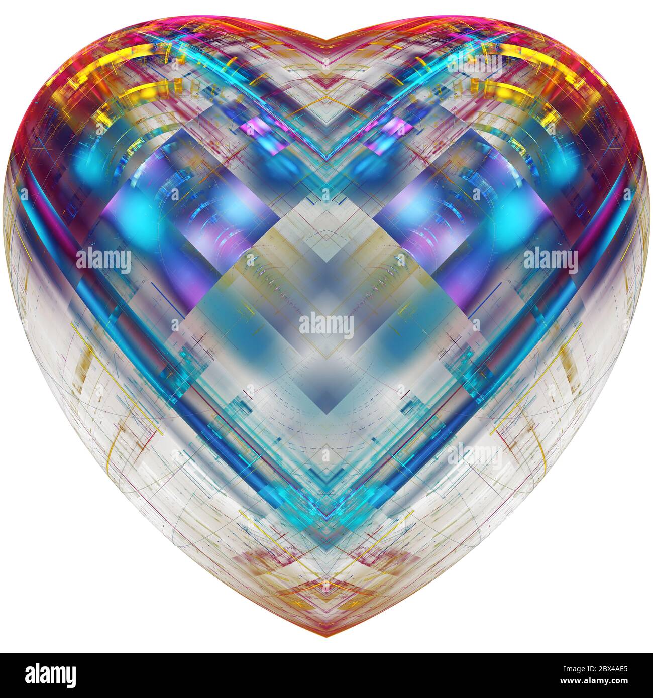 Fractal Heart Tattoo