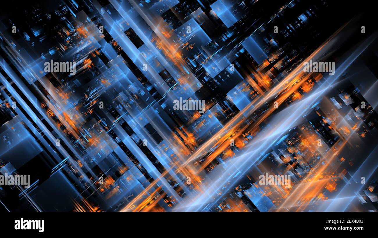 Abstract fractal illustration for creative design looks like modern ...