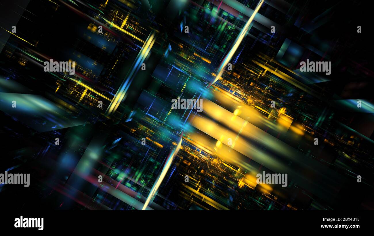 Abstract fractal illustration for creative design looks like modern ...