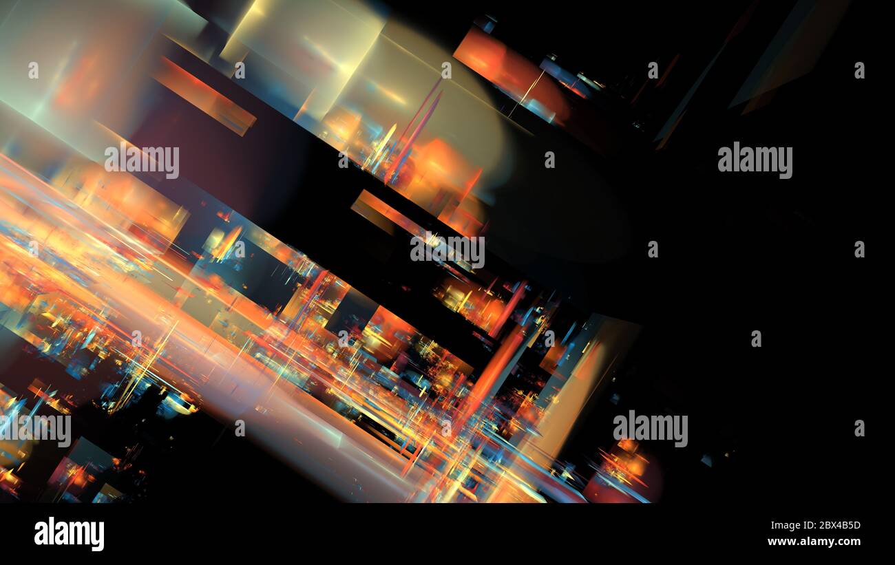 Abstract fractal illustration for creative design looks like modern ...