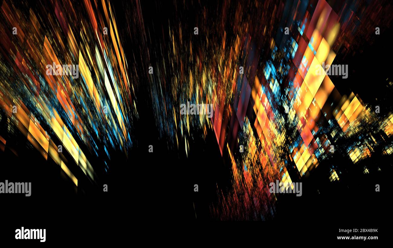 Abstract fractal illustration for creative design looks like modern ...