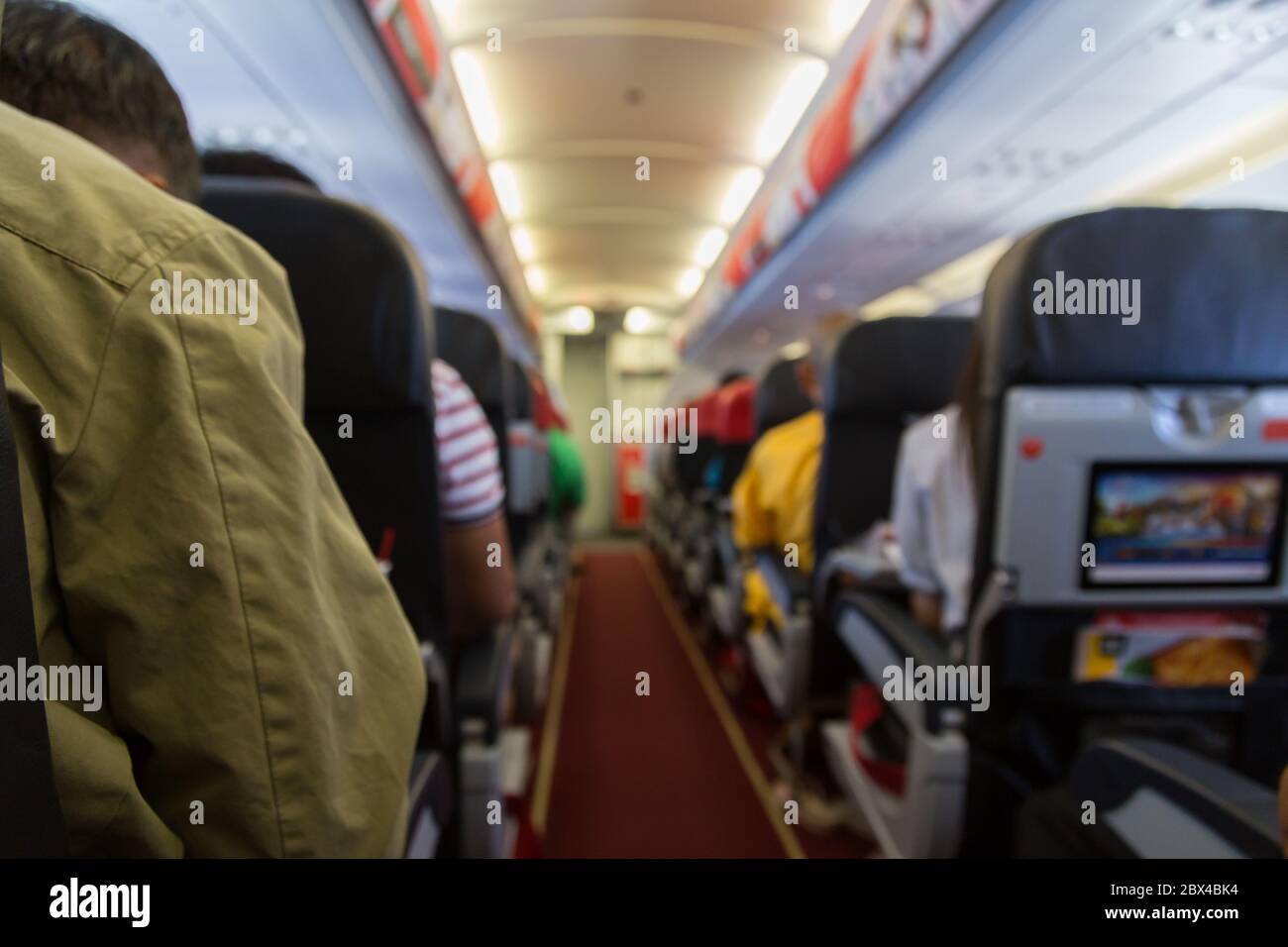 Airasia interior hi-res stock photography and images - Alamy