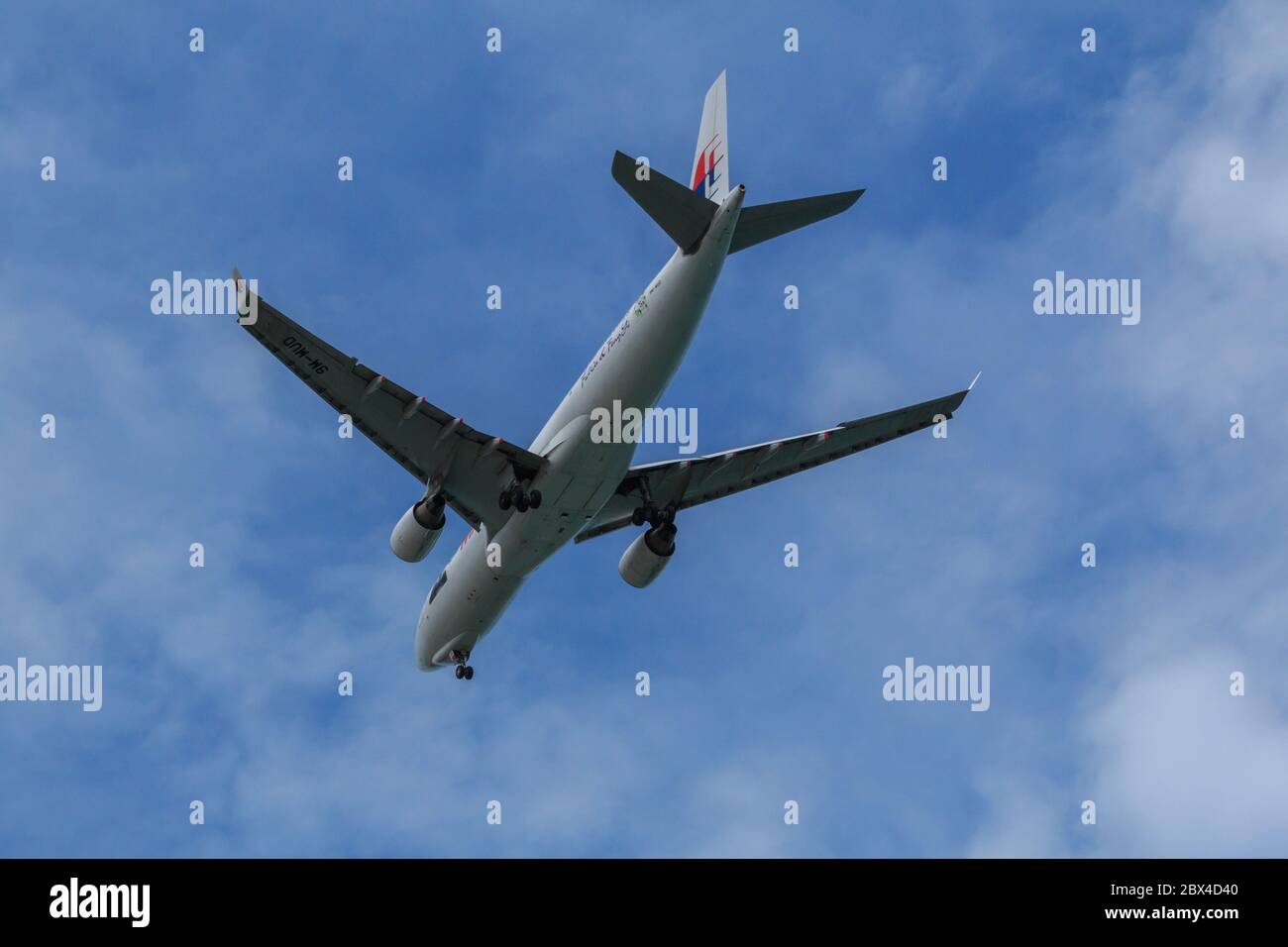 Kota Kinabalu, Sabah, Malaysia - July 15, 2017 : an airplane ready for ...