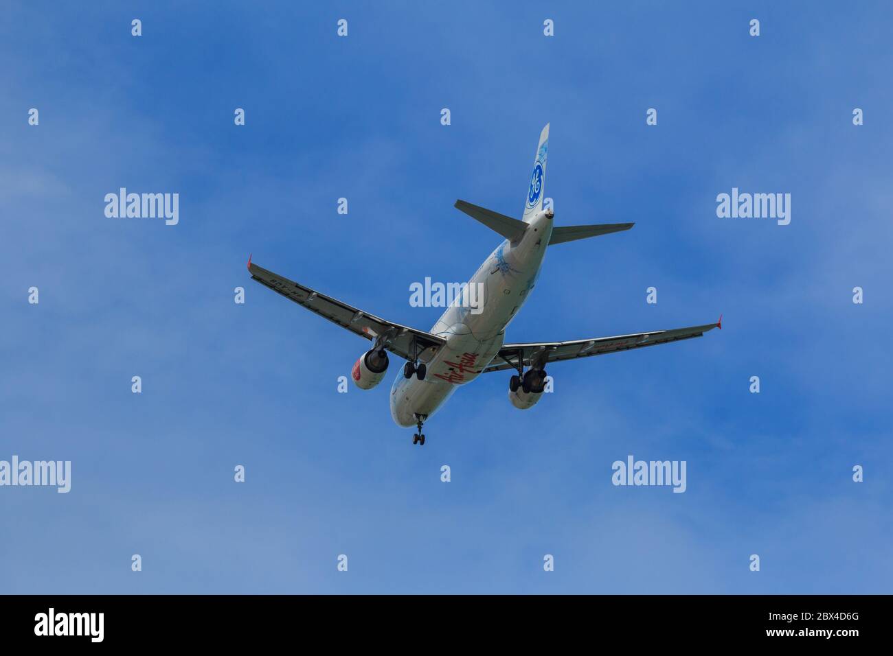 Kota Kinabalu, Sabah, Malaysia - July 15, 2017 : an airplane ready for ...