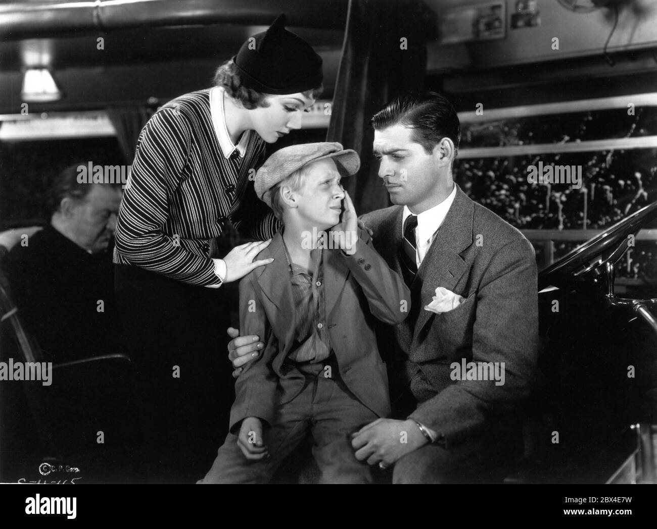 CLAUDETTE COLBERT GEORGE P. BREAKSTON and CLARK GABLE in IT HAPPENED ...