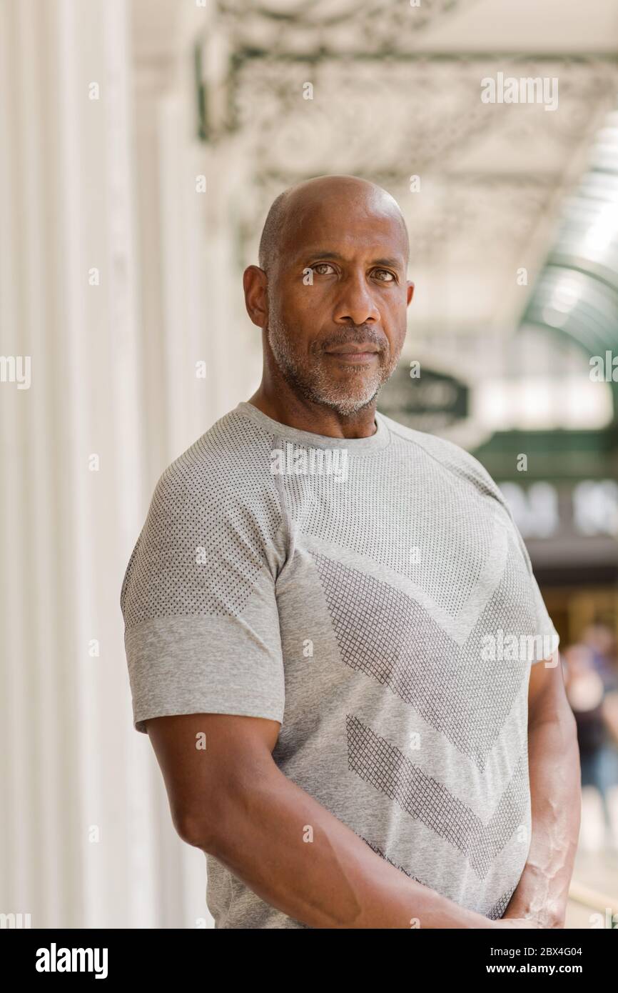 African American man with a concerned look Stock Photo - Alamy