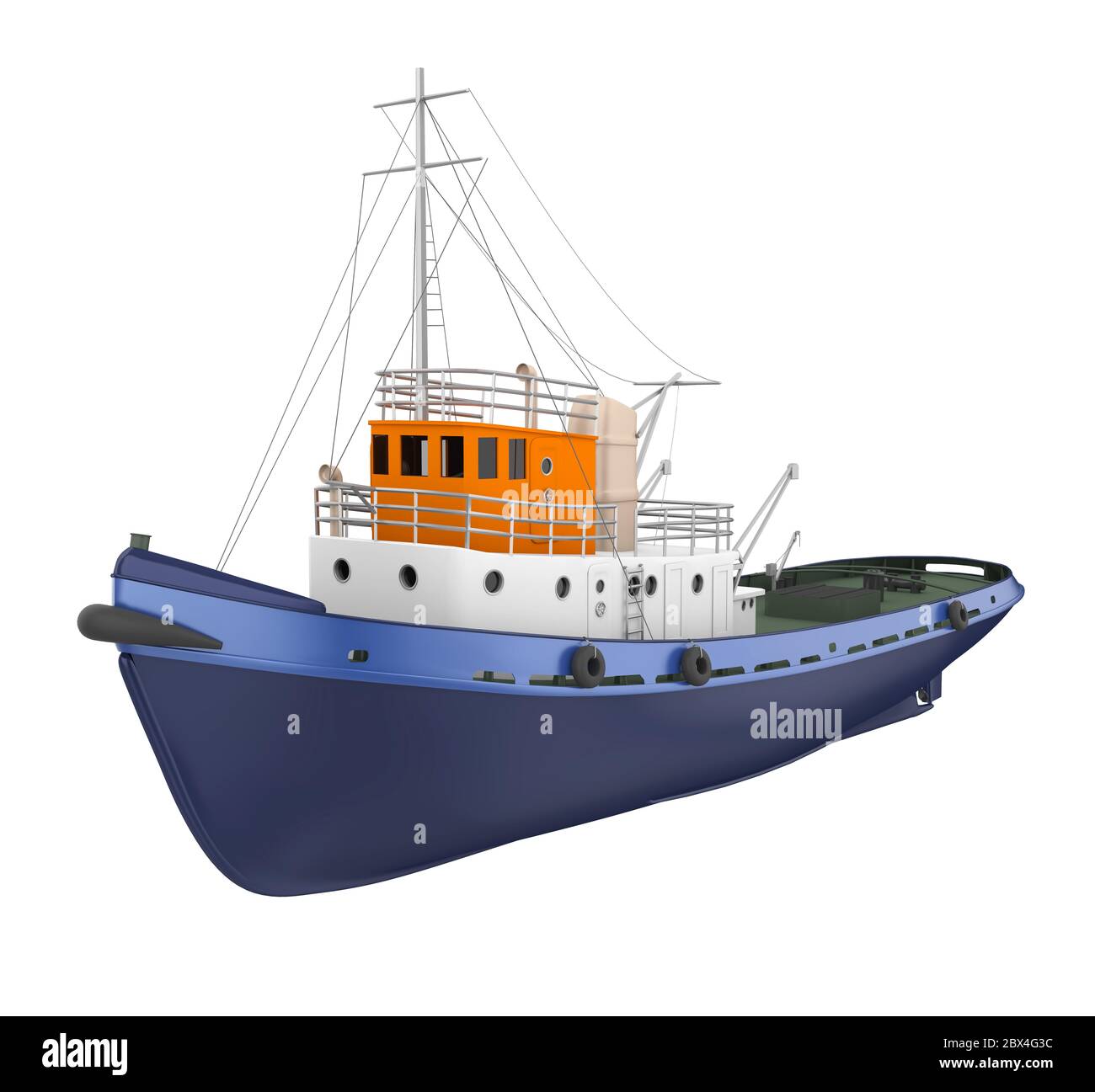 Tugboat Cut Out Stock Images & Pictures - Alamy