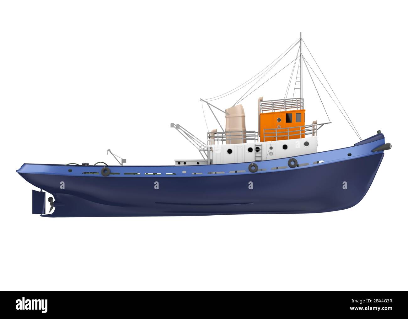 Commercial tugboat Cut Out Stock Images & Pictures - Alamy