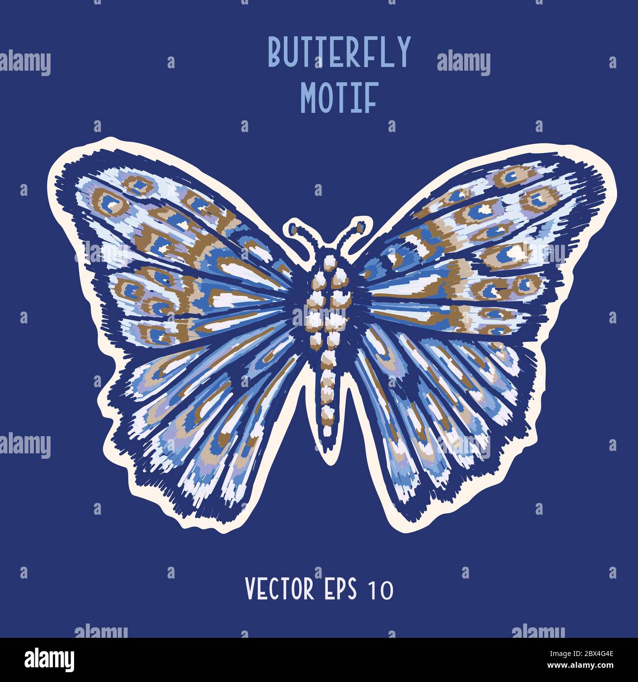 Blue Morpho Butterfly Clip Art