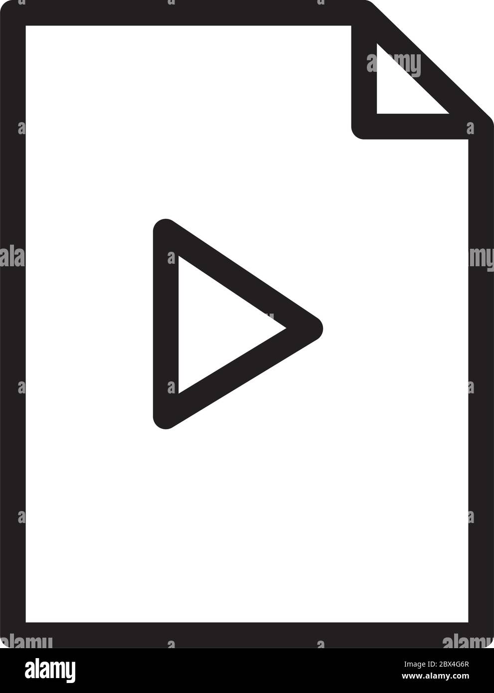 audio file icon over white background, line style, vector illustration ...