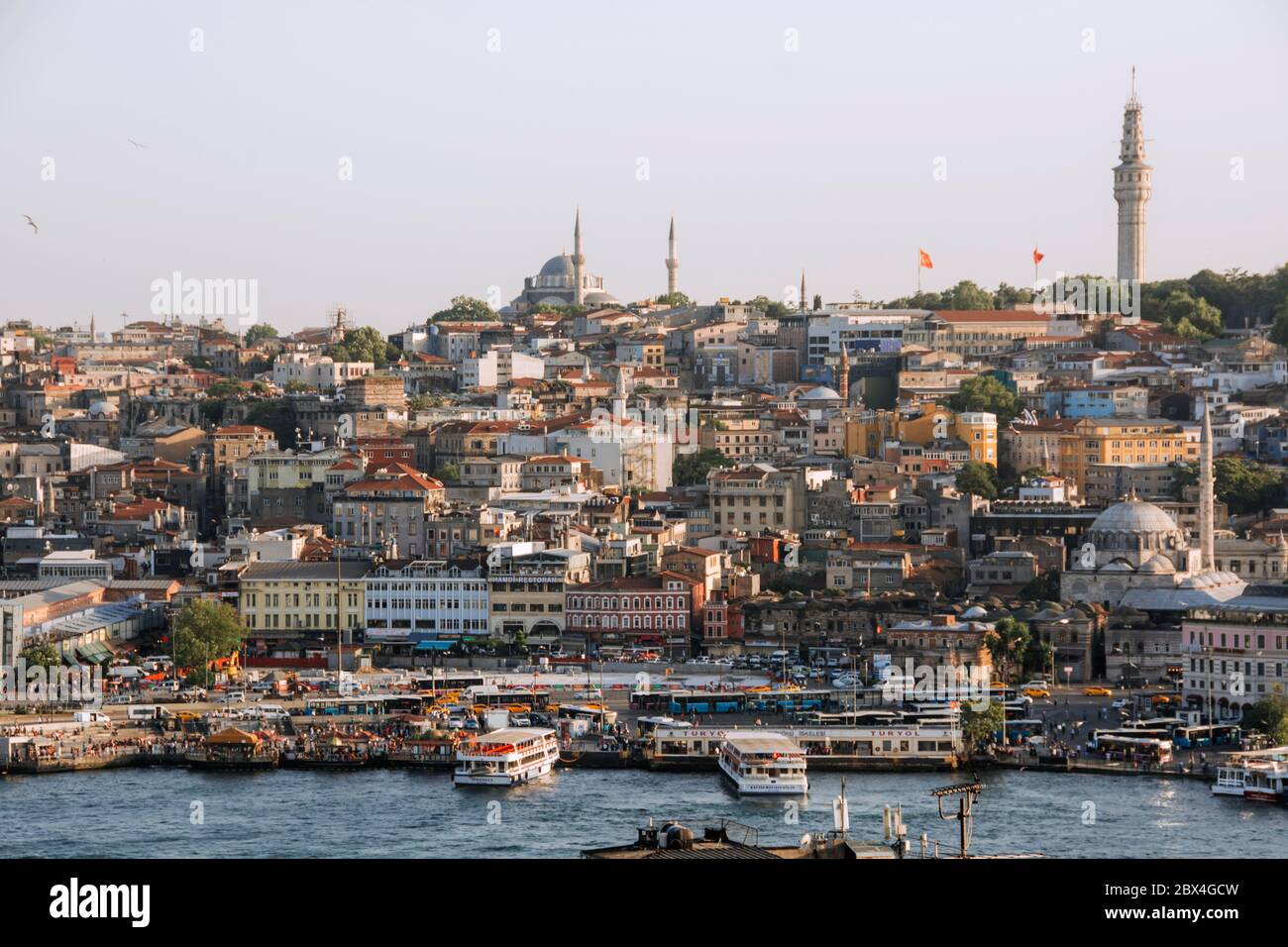 Panoramic view of the historical center of Istanbul, Architecture on ...