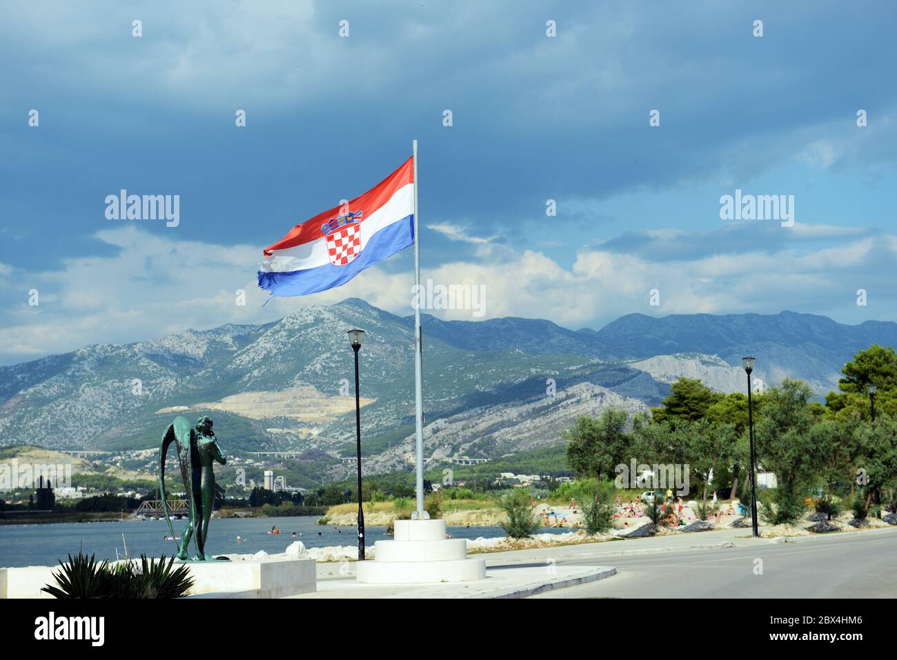 The Vranjic promenade near Split, Croatia Stock Photo - Alamy