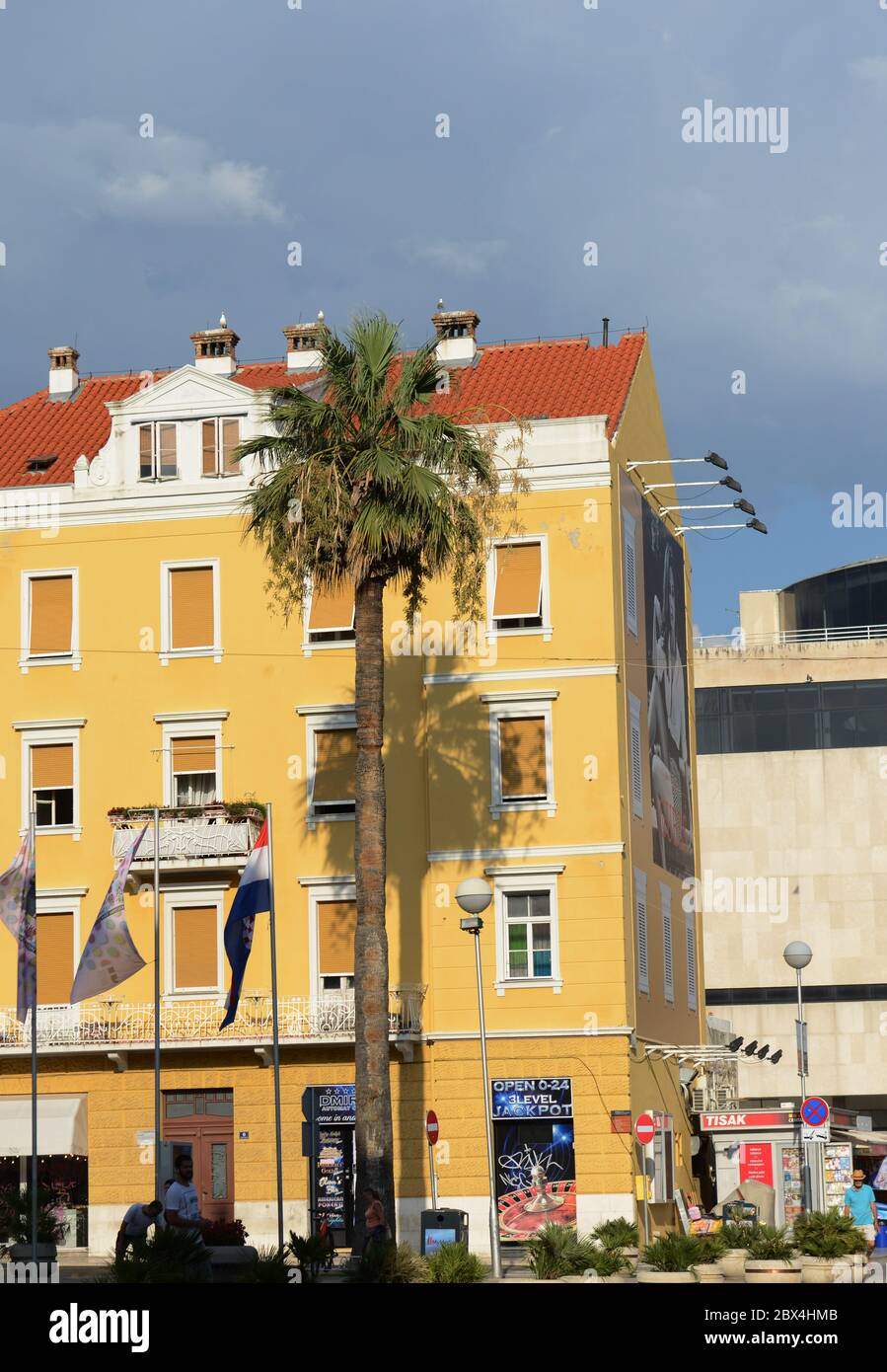 Beautiful old buildings in Split, Croatia Stock Photo - Alamy