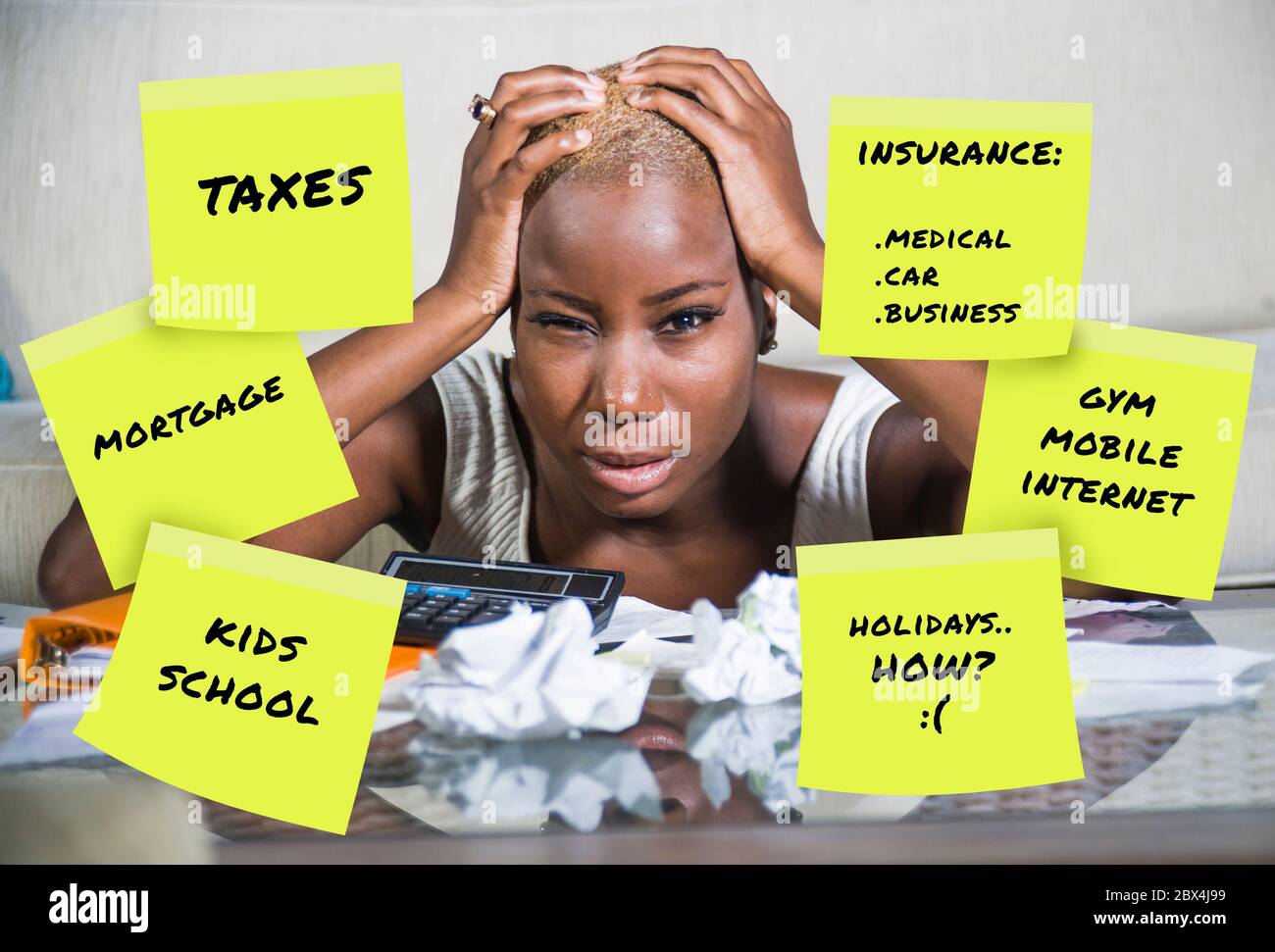 Stressed accounting hi-res stock photography and images - Alamy