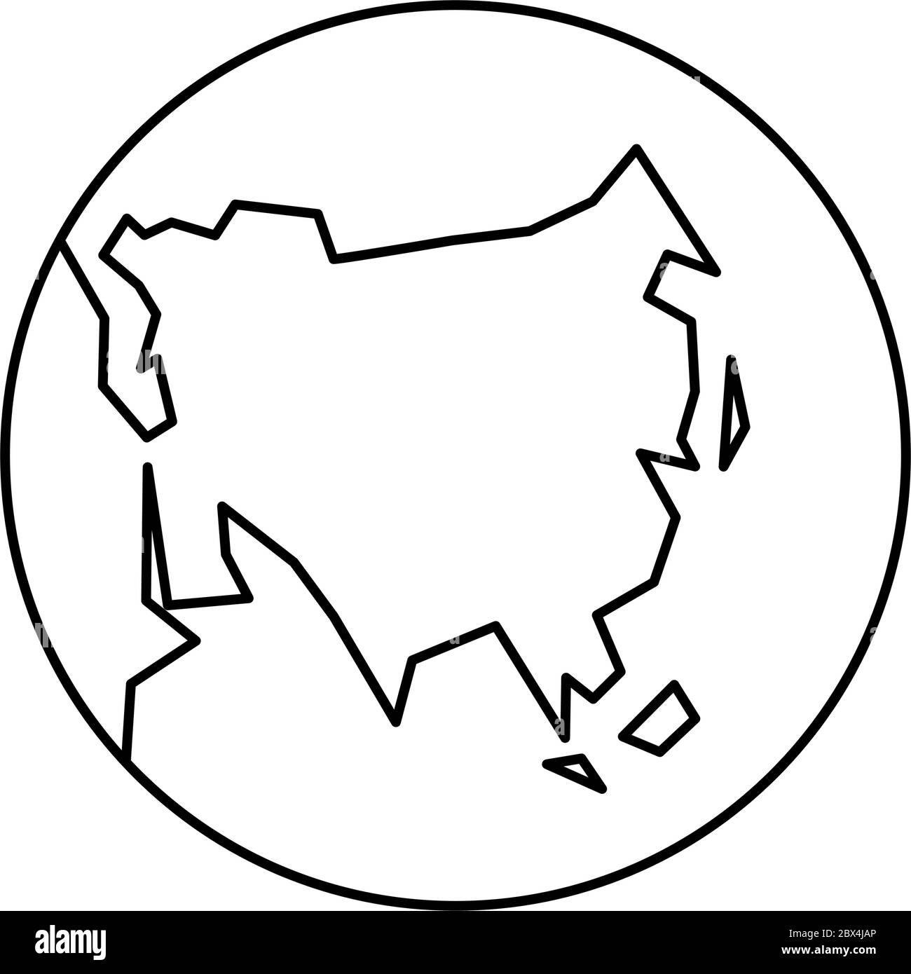 Simple Earth Outline