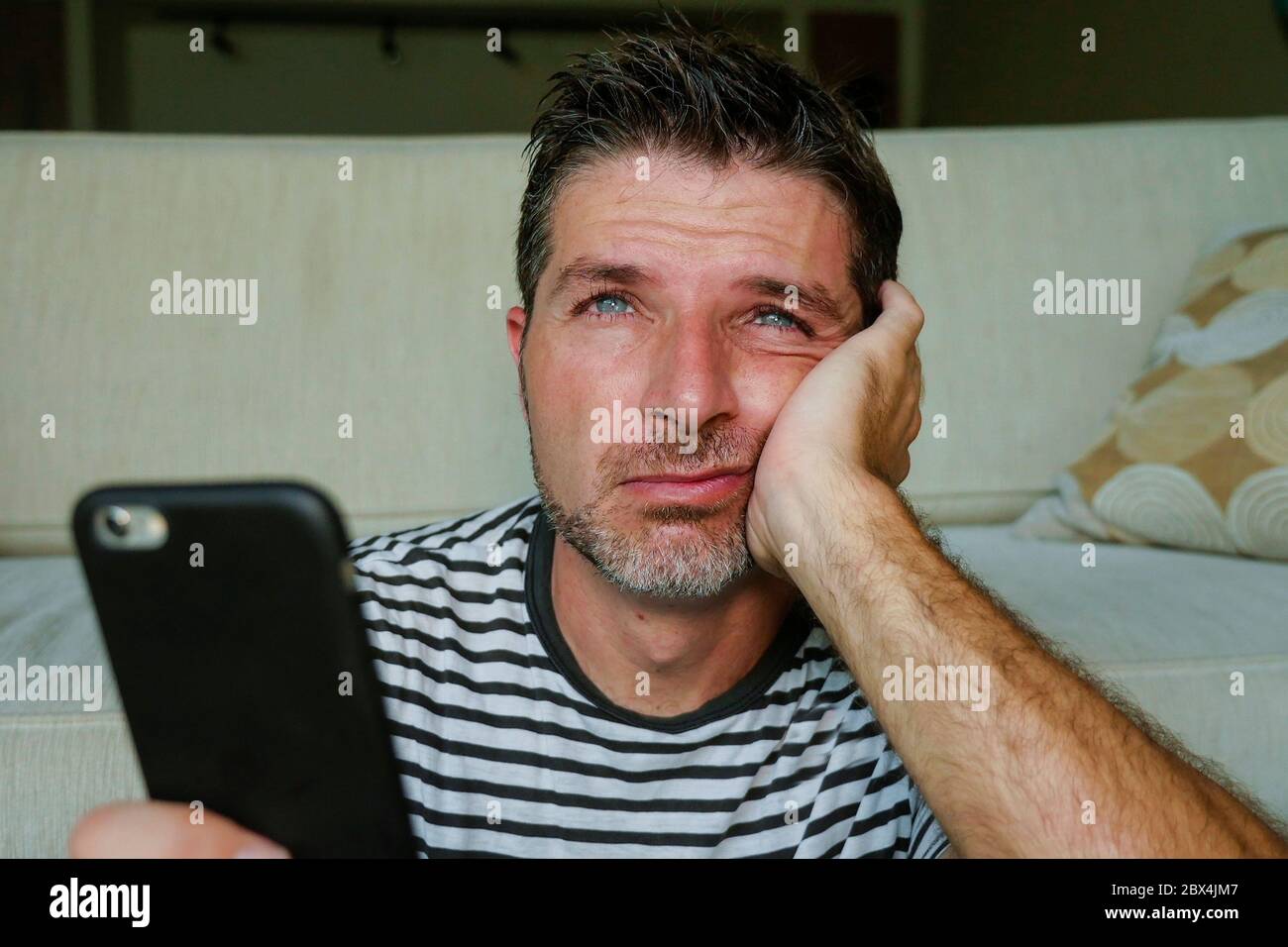 Sad face app hi-res stock photography and images - Alamy