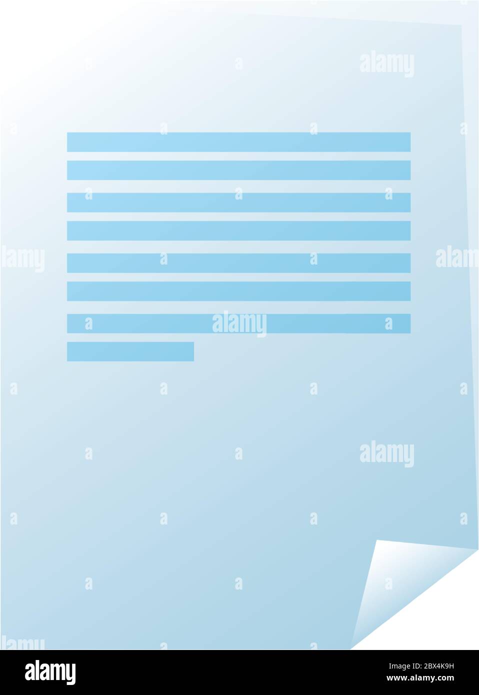 Isolated document paper vector design Stock Vector Image & Art - Alamy