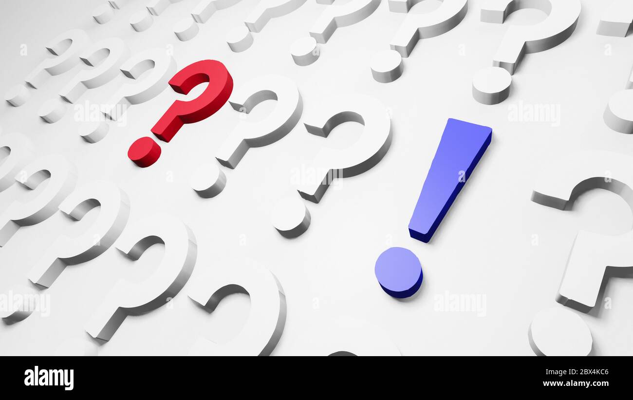 Exclamation point and question mark hi-res stock photography and images ...