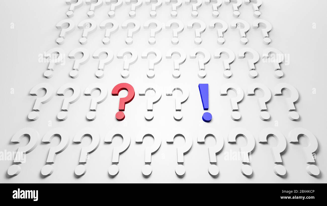 Exclamation mark and question mark hi-res stock photography and images ...