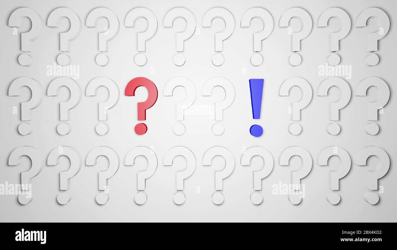 Exclamation mark and question mark hi-res stock photography and images ...