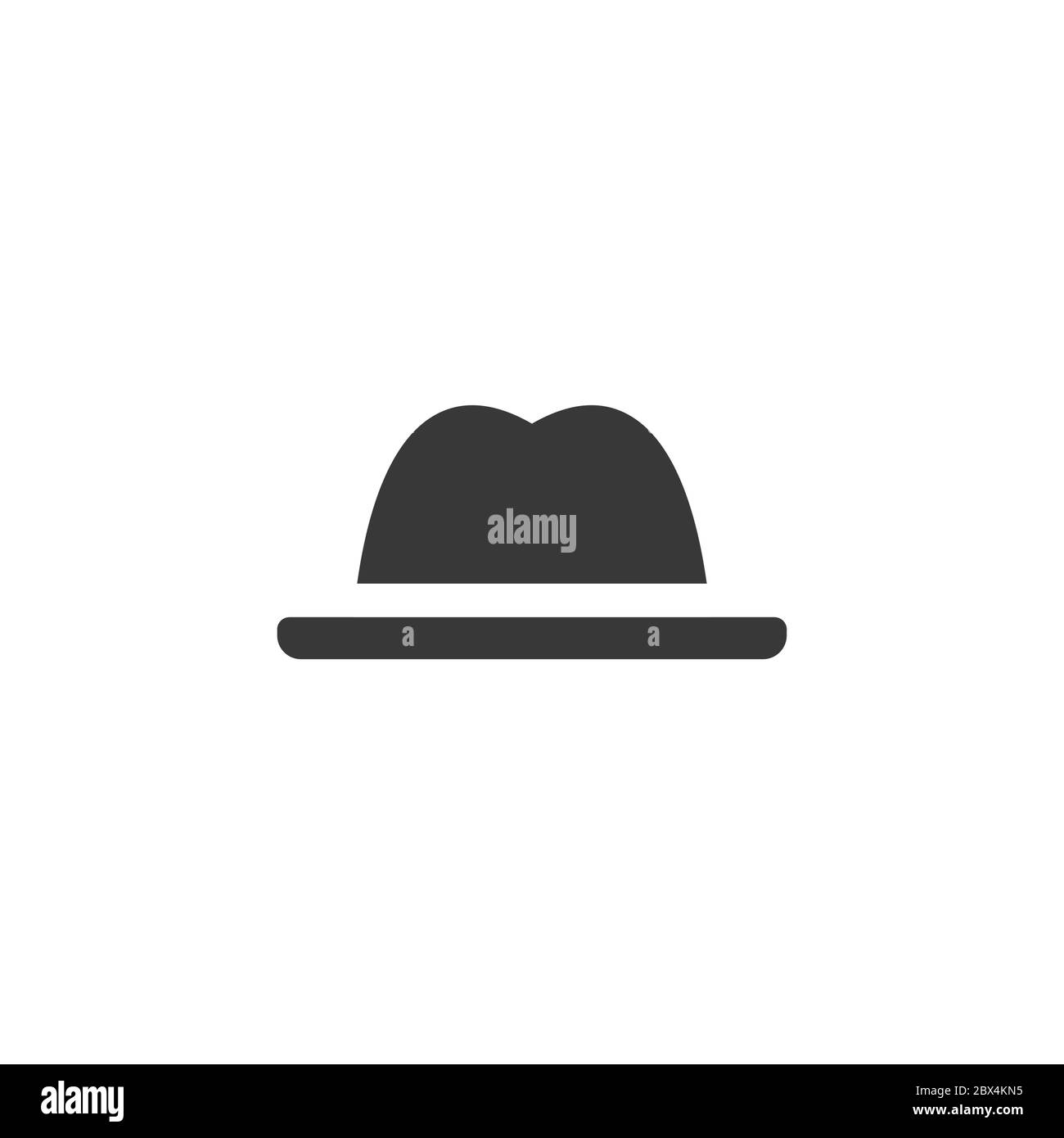 Hat logo label design. Classic cap signage. İsolated Vector ...