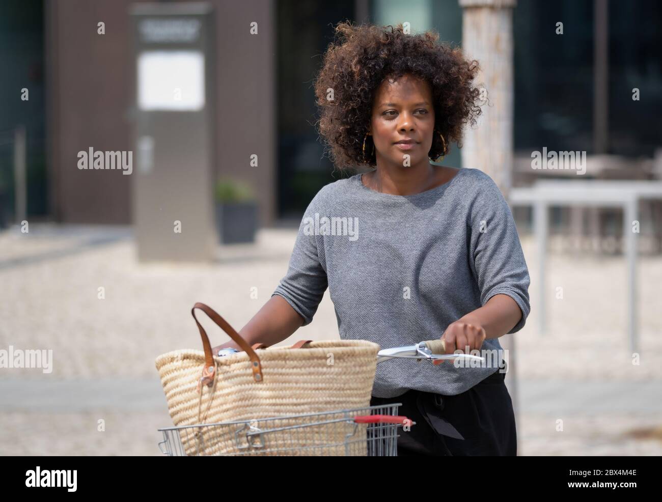 Hanover, Germany. 03rd June, 2020. The actress Denise M'Baye recorded ...