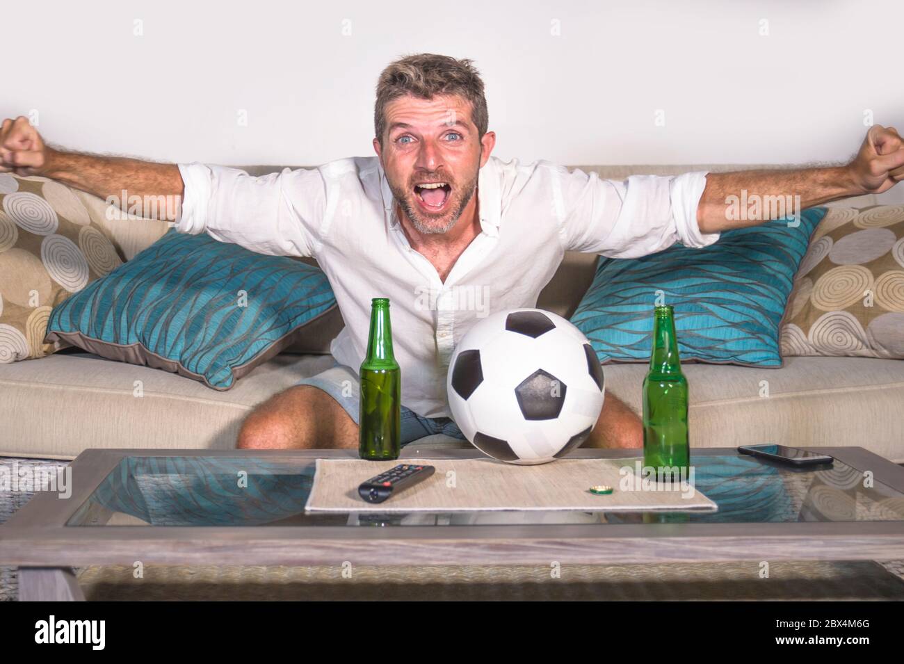 Football crazy hi-res stock photography and images - Alamy