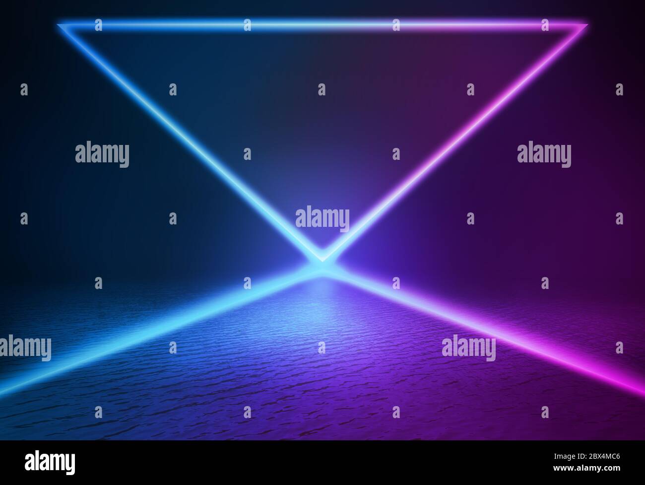 Neon triangle hi-res stock photography and images - Alamy