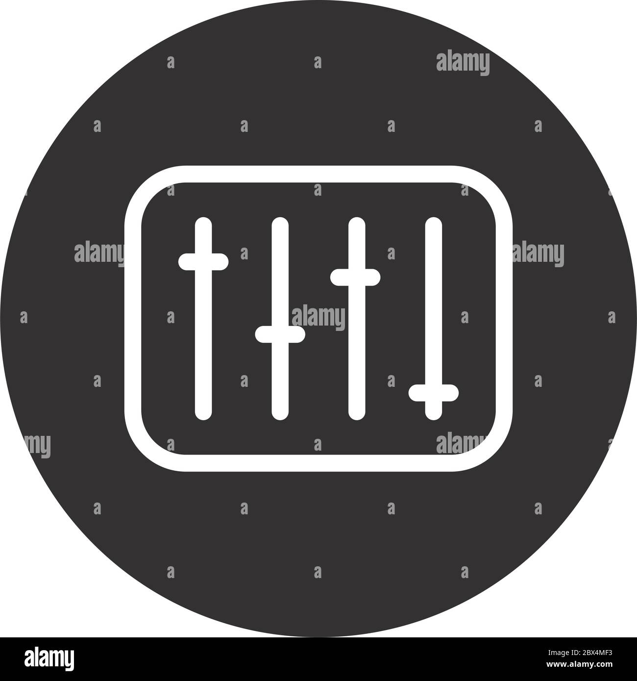 user Interface concept, settings symbol icon over white background ...