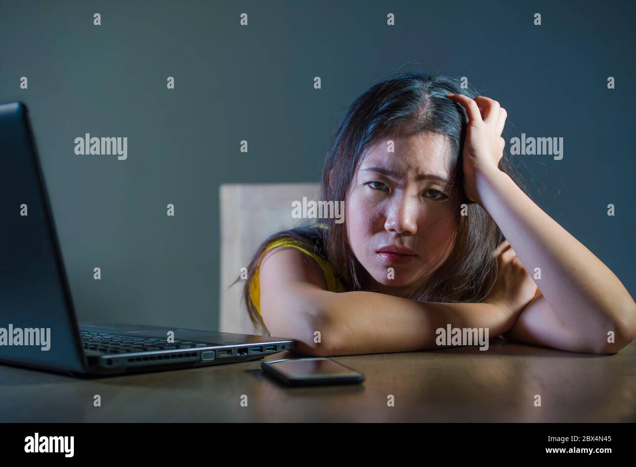 Hacked computer teenager hi-res stock photography and images - Alamy