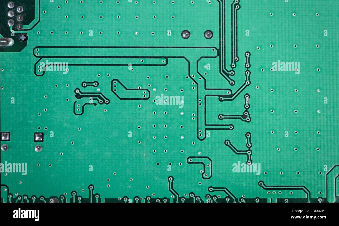 Back side of curcuit board, texture and background Stock Photo - Alamy