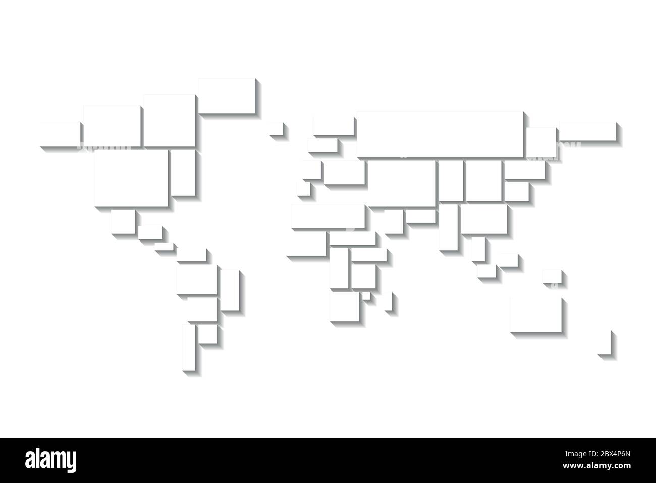 Rectangles map Black and White Stock Photos & Images - Alamy