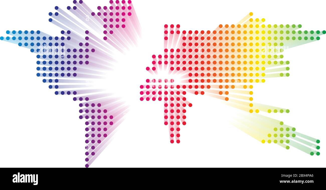 Map of spectrum hi-res stock photography and images - Alamy