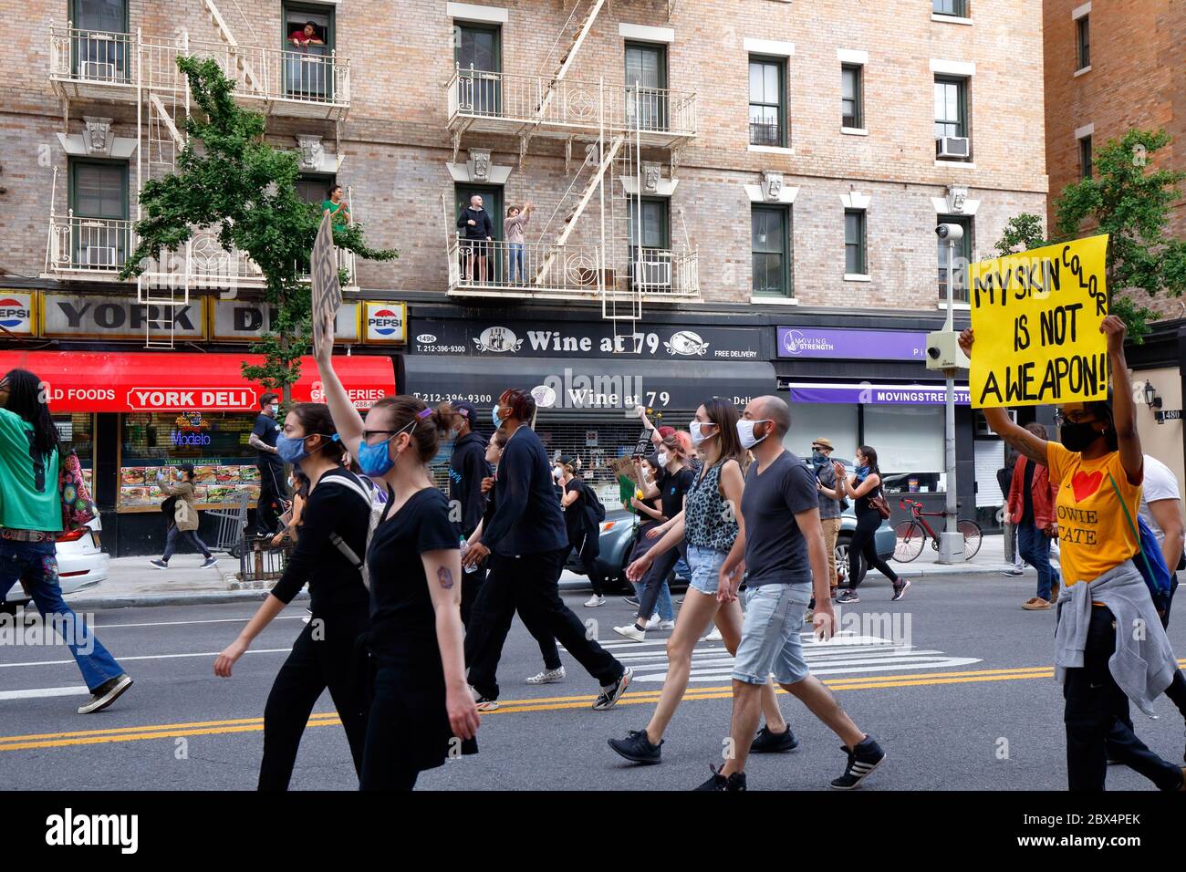 New york times building protest hi-res stock photography and images - Alamy