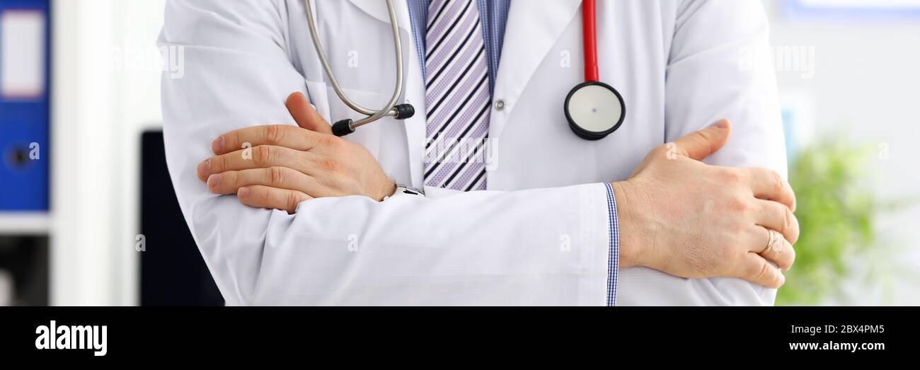 His hands crossed to the chest hi-res stock photography and images - Alamy
