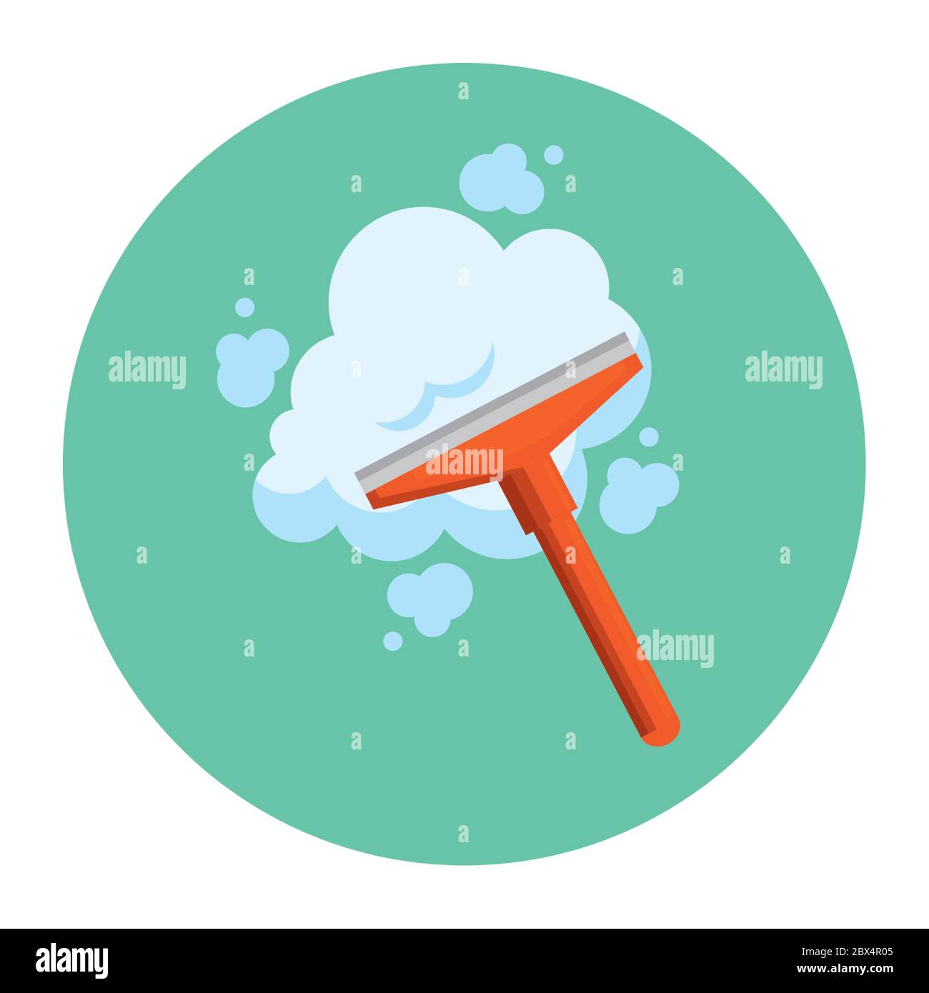 Glass cleaner and bubbles vector design Stock Vector Image & Art - Alamy