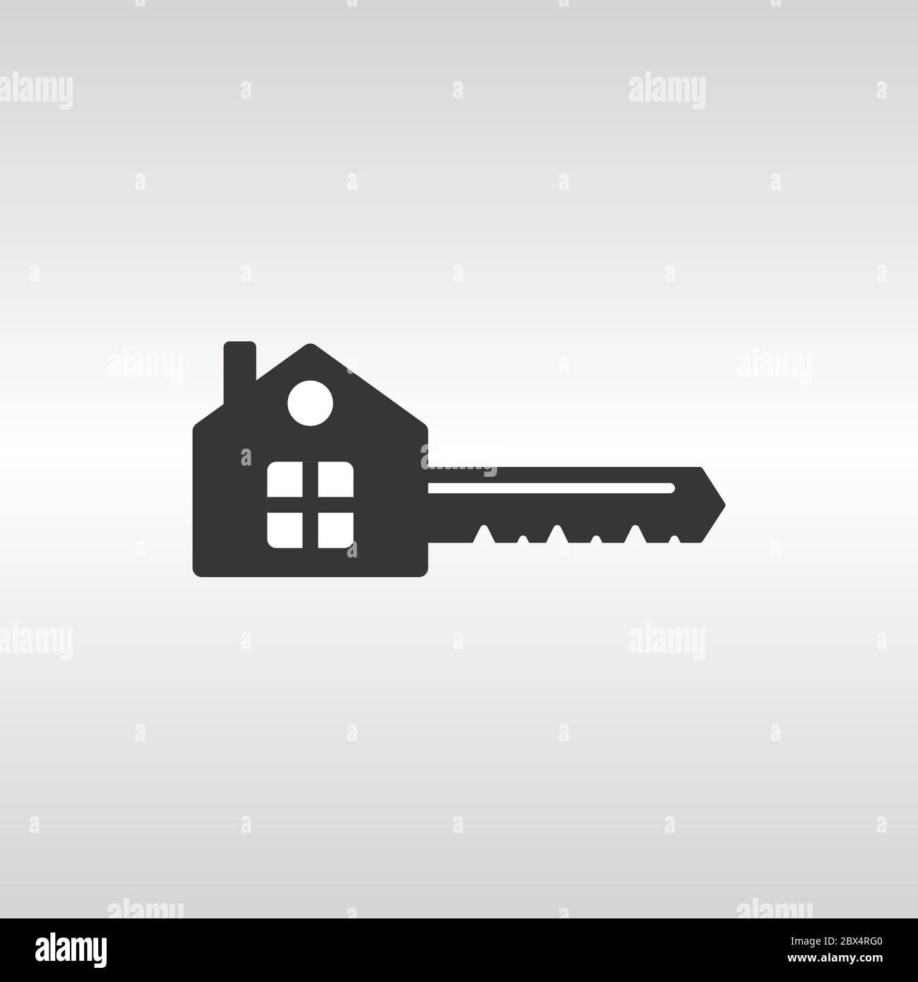 Key icon with a base Stock Vector Image & Art - Alamy