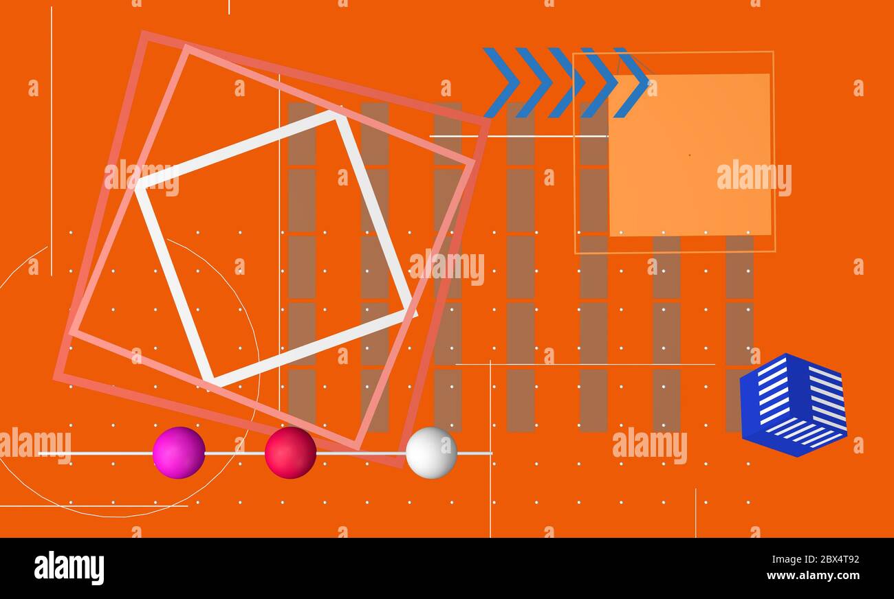 set of colorful geometric shapes Stock Photo - Alamy